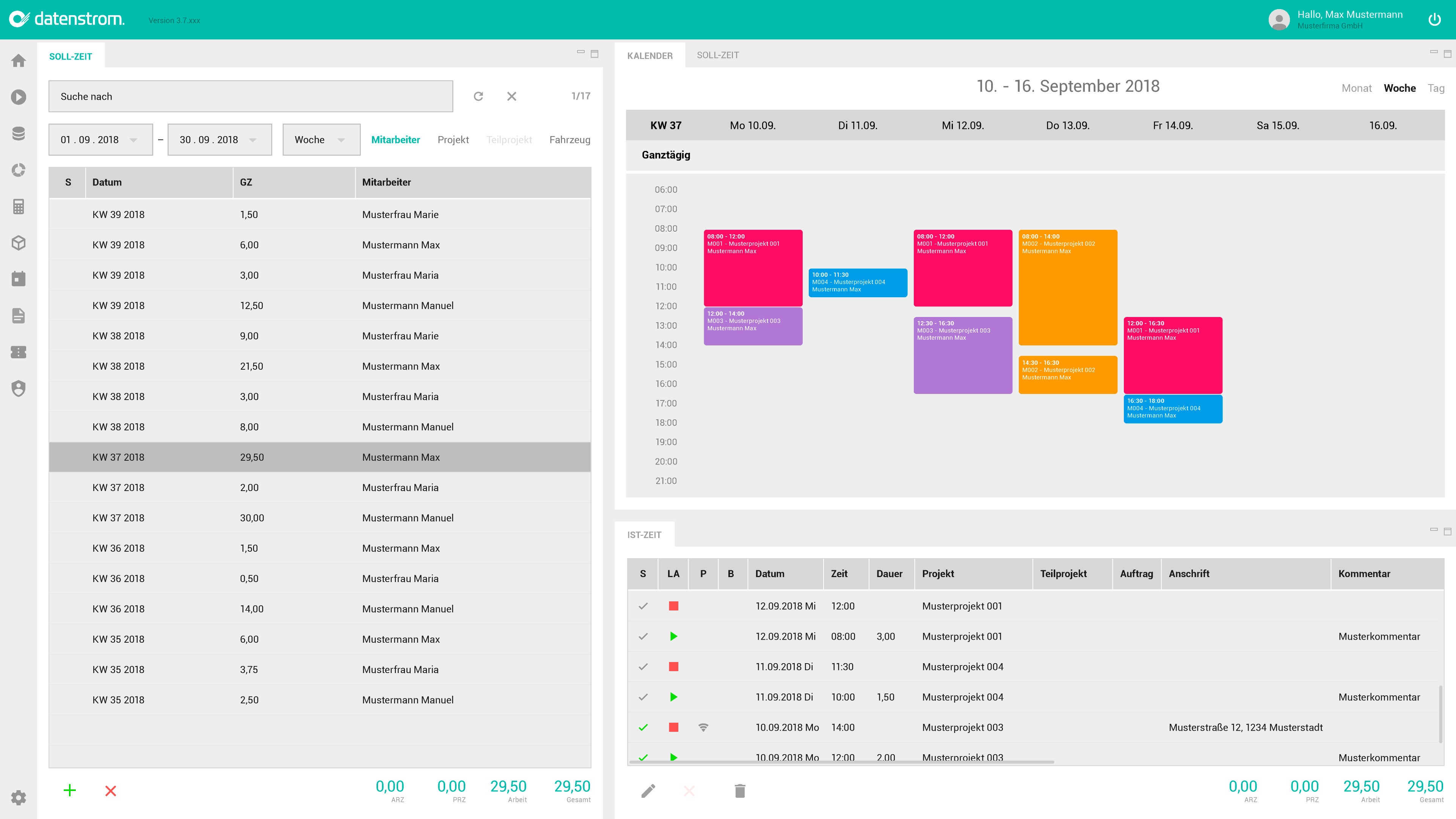Einsatzplanung & Ressourcenplanung - datenstrom